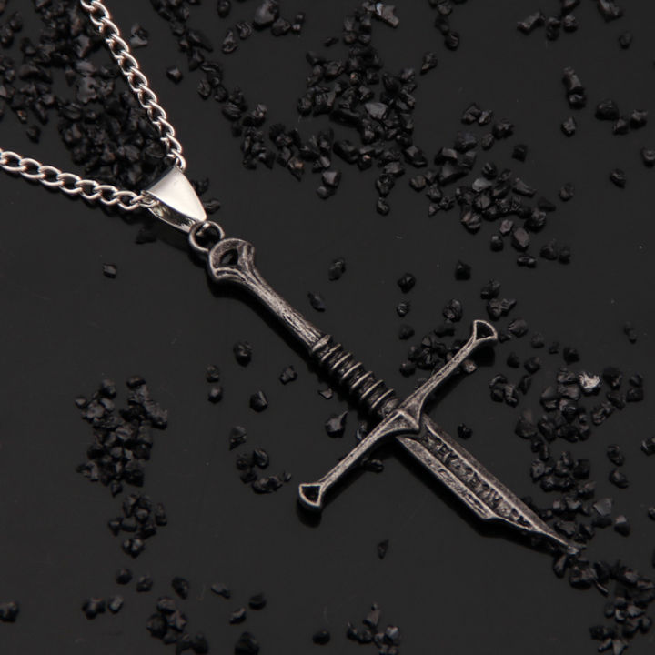Vintage Narsil Broken Sword Necklace For Men Women Moveis Jewelry ...
