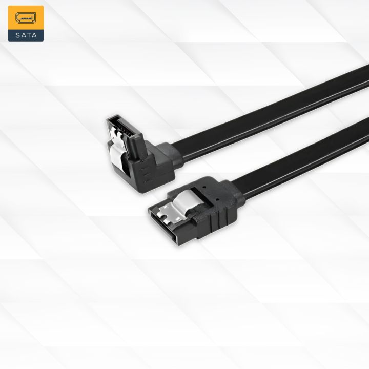 Sata Cable SATA to Right Angle SATA For Hardisk and SSD Storage Drive ...