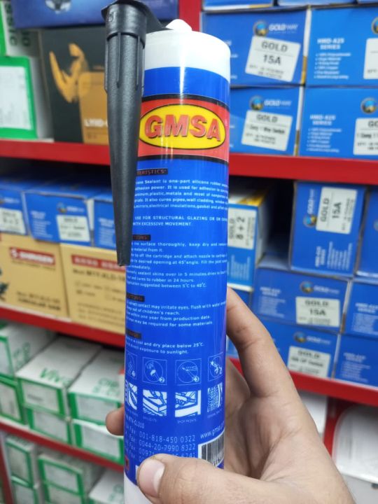 Original GMSA RTV Silicone Sealant TRANSPARENT Clear White & Black ...