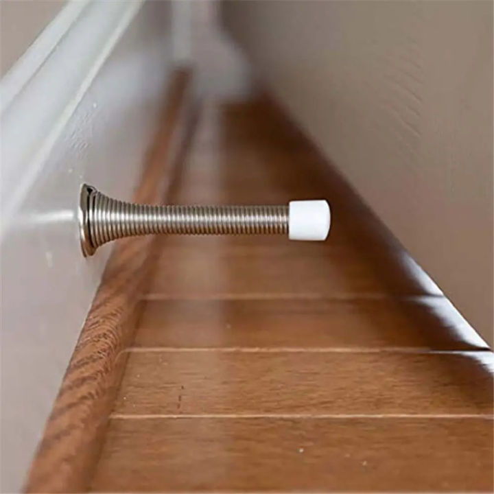 Spring Door Stopper Anti-Collision Noise Canceling Door Crash Pad Wall ...