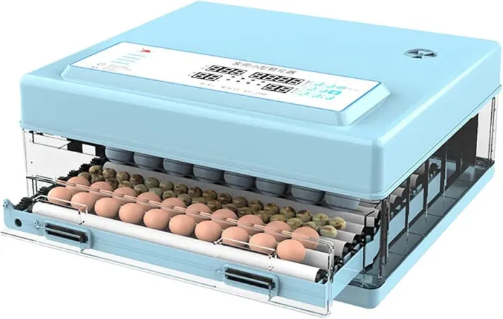 70 Eggs Yiwan Drawer Type Full Automatic Incubator Dual Supply AC/DC ...