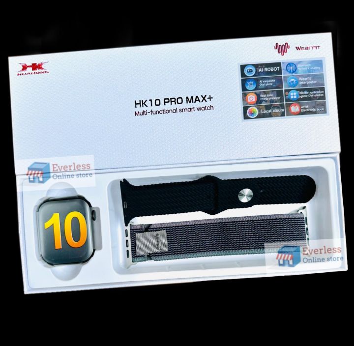 HK10 Pro Max Plus (2025 version) AI Translator Smartwatch Gen7 Series ...
