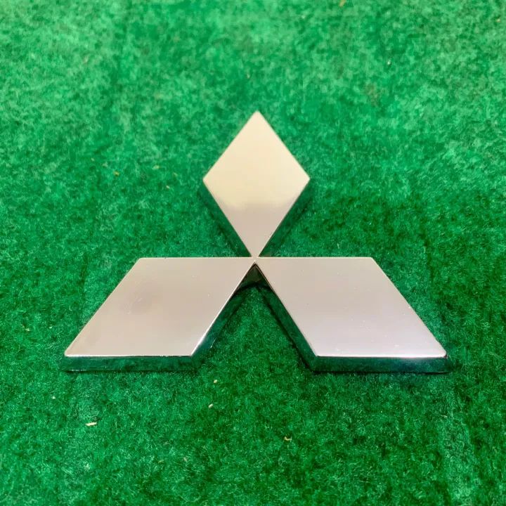 Pack of 1 Mitsubishi Lancer Trunk Emblem Chrome Plastic Monogram | Daraz.pk