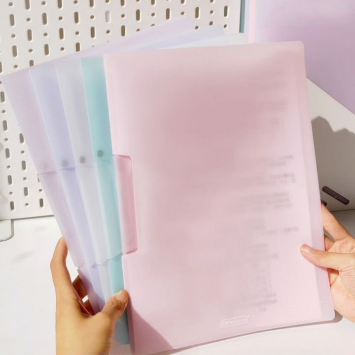 1pc rotating side-opening file folder, A4 gradient color organizing and ...