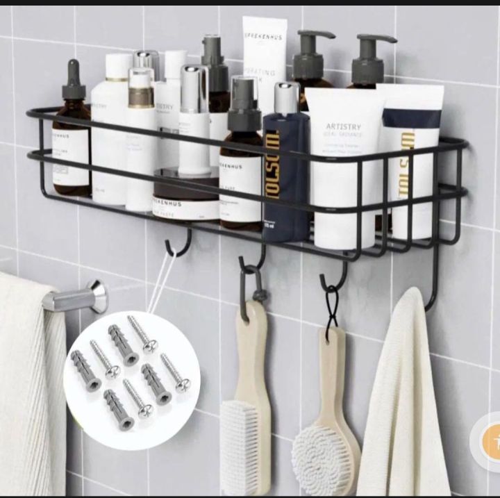 Multipurpose wall mounted Storage Rack , Shower Shelf Rack , 1 Shelf ...
