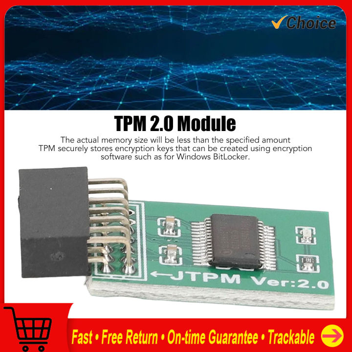 For MSI TPM 2.0 Module Strong Encryption 14 Pin LPC Interface TPM ...