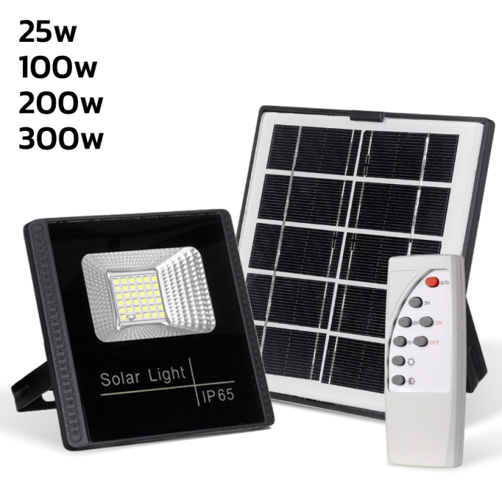 25W 100W 200W 300W solar light controller with remote control easy ...