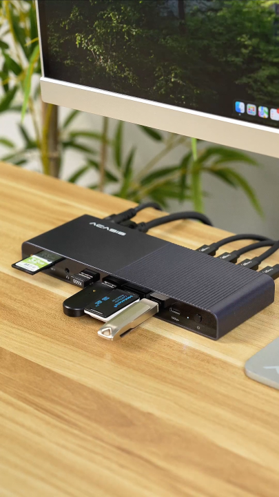 ACASIS 13-in-1 Thunderbolt 4 type-C Pro Dock with Three 40Gbps ...