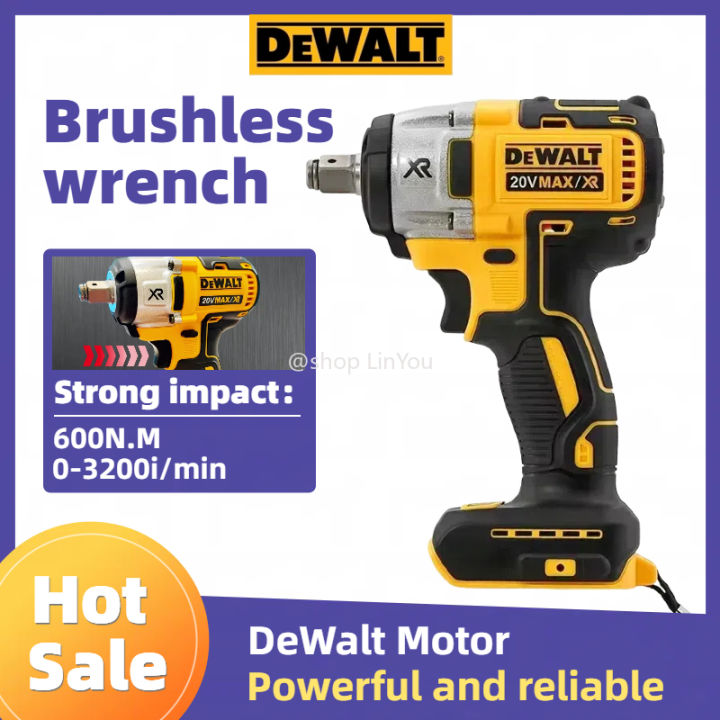 Dewalt DCF880 Cordless Impact Wrench 20V 2300RPM Rechargeable Electric ...