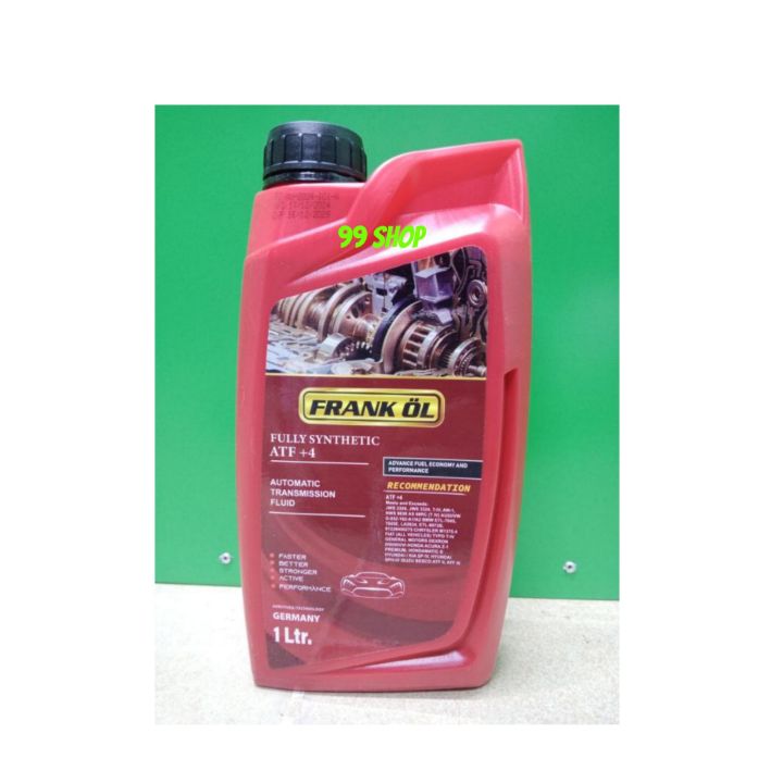 Frank Oil Fully Synthetic Auto Transmission Fluid Type T4 (1 li) | Shop ...