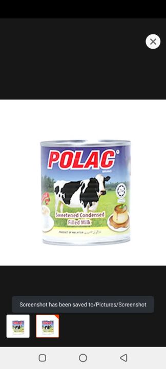 Polac sweetened condensed milk Tin pack 390 | Daraz.pk