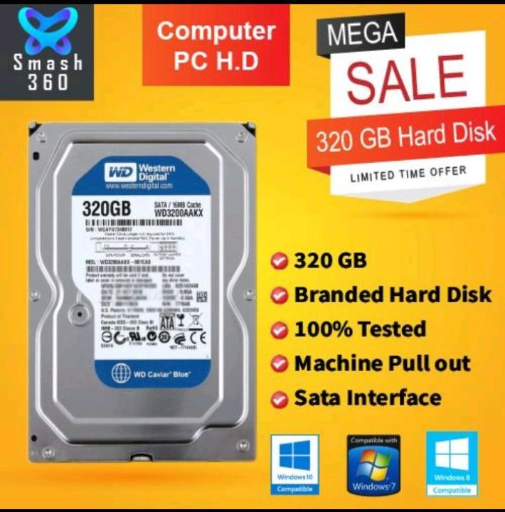 300 GB HARD DISK FOR PC | Daraz.pk