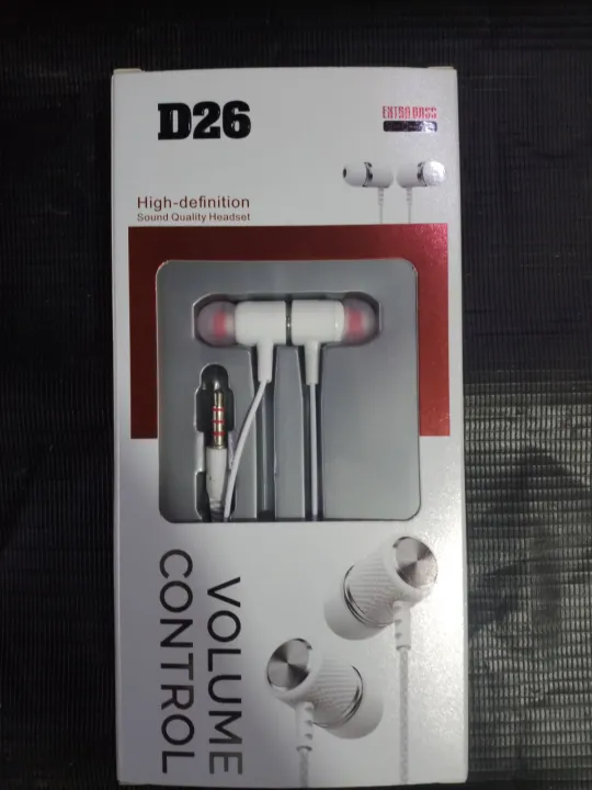 D26 headphones perfect sound Quality | Daraz.com.bd