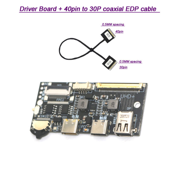 4K 120HZ DP to EDP driver board Signal Adapter 2K 144HZ 165HZ 240HZ FOR ...
