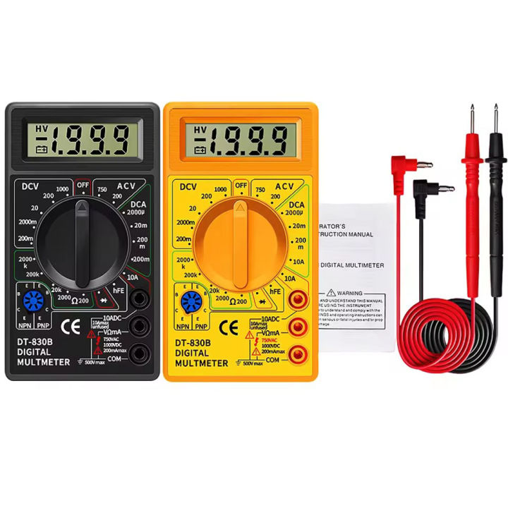 Digital multimeter tester DT830B electric voltmeter ampere meter ...