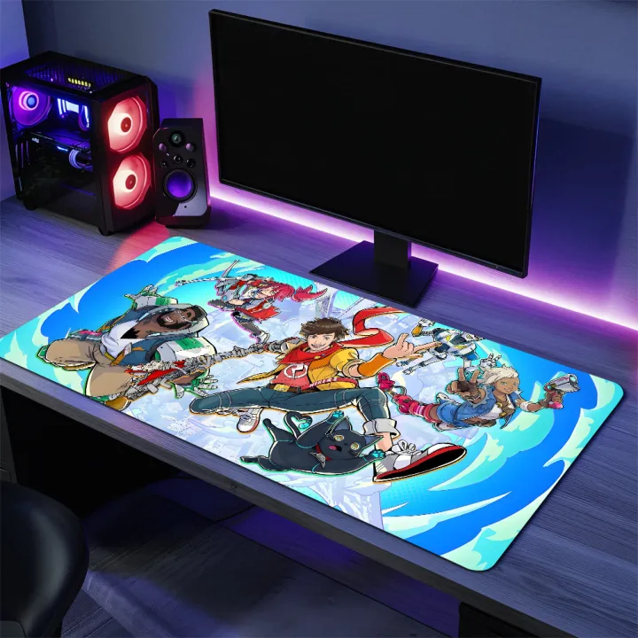 Game Hi-Fi R-Rush Mouse Pad Keyboard Ergonomic Office Rubber PC Non ...