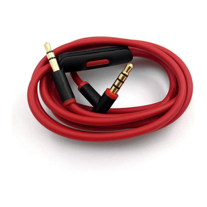 Premium 3.5mm Aux Cable with Mic Control for Headphones - 1.5m | Daraz ...