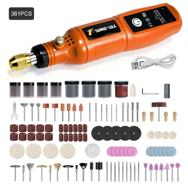 Cordless Rotary Tool Handheld 3.7V Electric Drill Mini Power Tool for ...