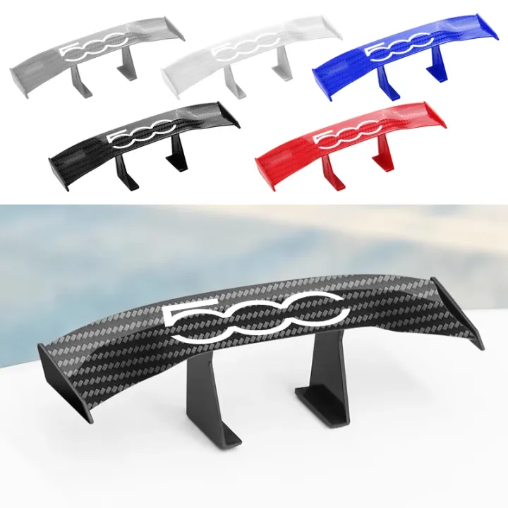 Carbon Fiber Car Mini Rear Wing Spoiler Tail Wing Decoration Model For ...
