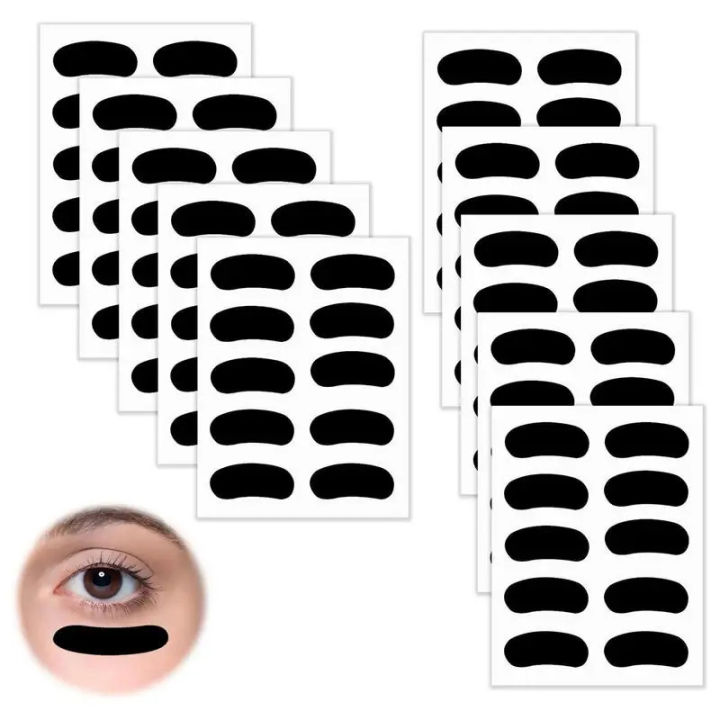 100PCS breathable baseball eye black sticker sports eye mask to protect ...