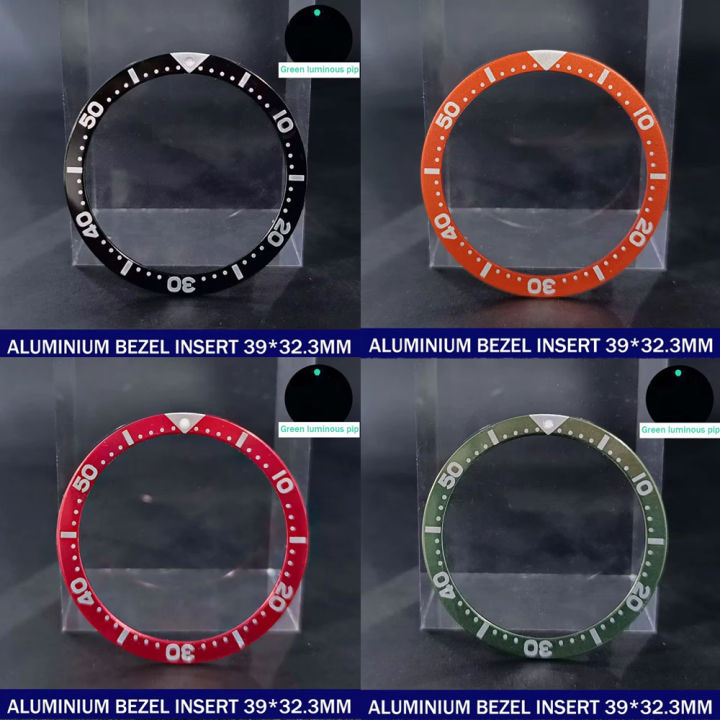 Flat 39mm*32.3mm Aluminium Bezel and Diving watch Insert Watch Replace ...