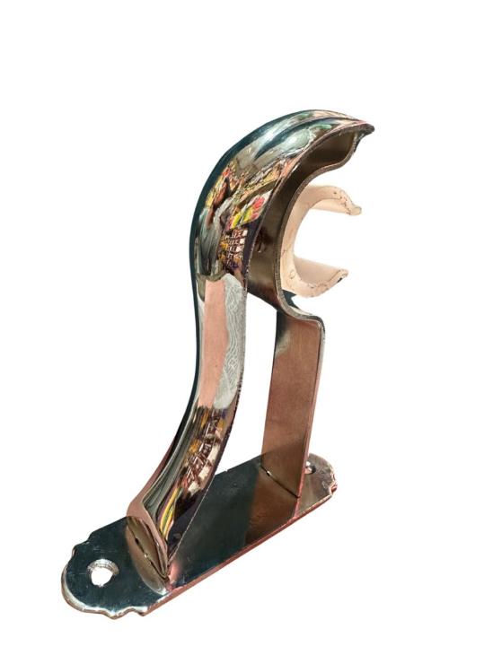 1 Pair (2 Pieces) Single Curtain Rod Holder – Curtain Pipe Holder/Side ...