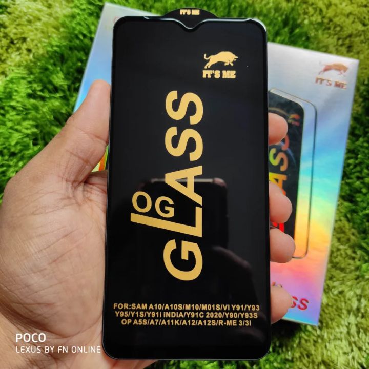 Samsung A20 OG Tempered glass protector ESD Temperature Glass protector ...