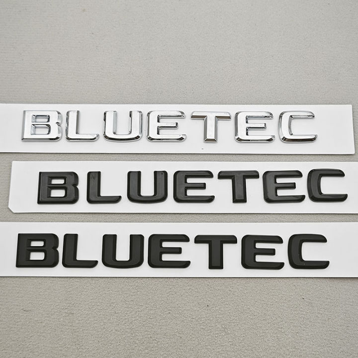 3D ABS Car Letters Logo BLUETEC Badge Emblem Sticker Decals For ...