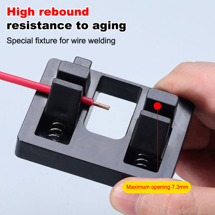 1pc Electric Wire Welding Fixture Holding Power Stabilizing Wire Holder ...