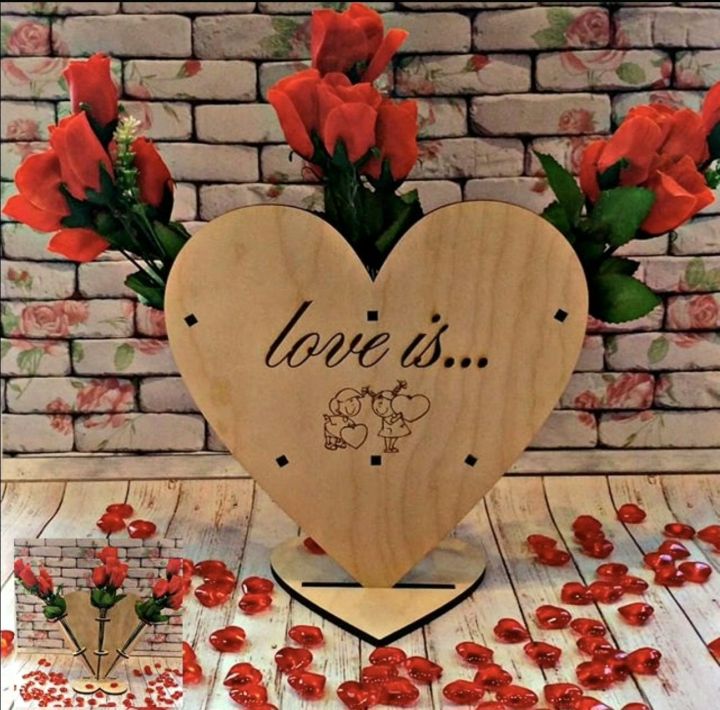 Heart Rose flower Stand.customized Heart Rose Stand | Daraz.pk
