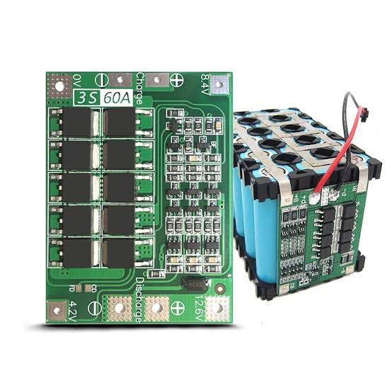 3S 60A Bms Board Lithium Li-Ion 18650 Battery Protection Board | Daraz ...