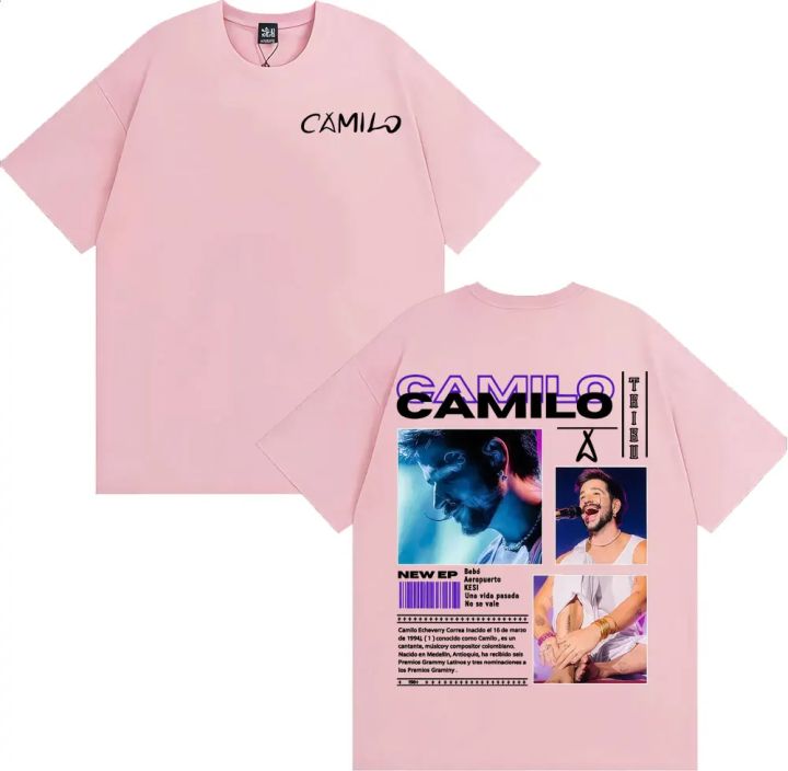 Singer Camilo Tribu Album Tour 2025 Graphic T-shirts Men Women Harajuku ...