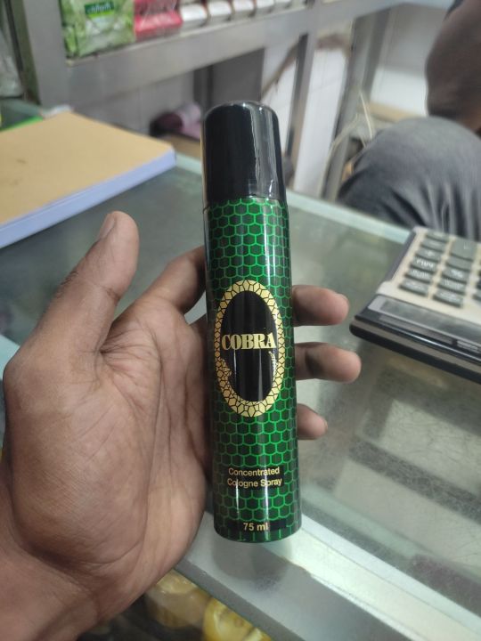 Cobra Body spray male/ female - 75 ml | Daraz.com.bd