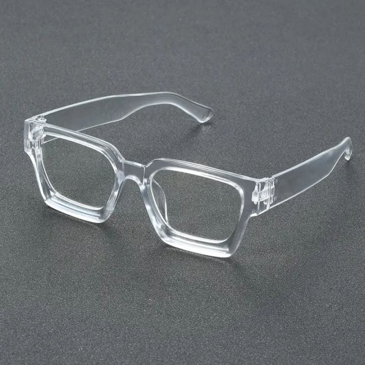 Trendy Transparent Bold Frame Glasses For Men & Women - Glasses ...