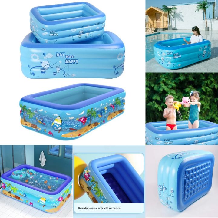 Inflatable Swimming Pool Family Adult Inflatable Pool Children's Baby ...