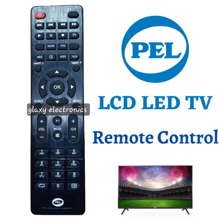 PEL LED LCD TV Remote Control PEL Remote Control | Daraz.pk