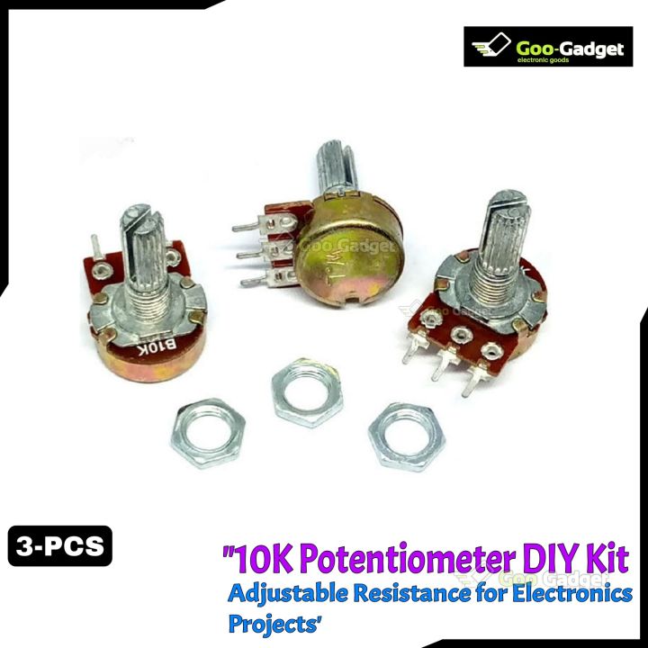 10K POT Versatile Potentiometer DIY Kit Adjustable Resistance for ...