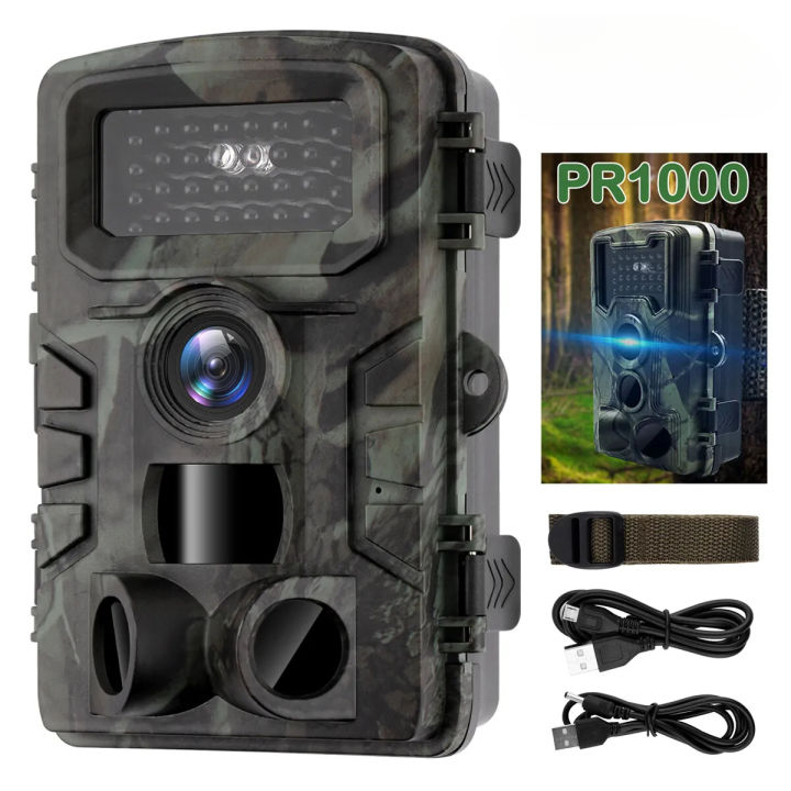 Hunting Trail Camera 58MP IP66 PR700 HD Game Night Vision Motion Activated Trigger Security ...