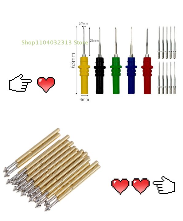 Pack of 1/2/10 Puncture Needles & Oscilloscope Probe Pins for Vehicle ...