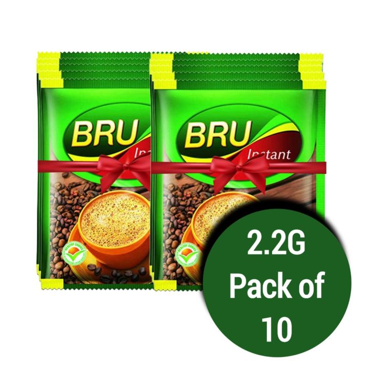 Bru Instant Coffee Sachet 2.2G (Pack of 10) | Daraz.lk