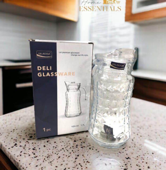 water Jug 1.7L Deli Glassware | Daraz.pk