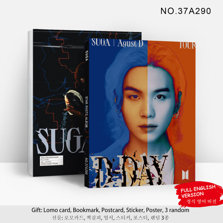In Stock New Photo Collection SUGA SugaAgust D Copperplate Paper Color ...