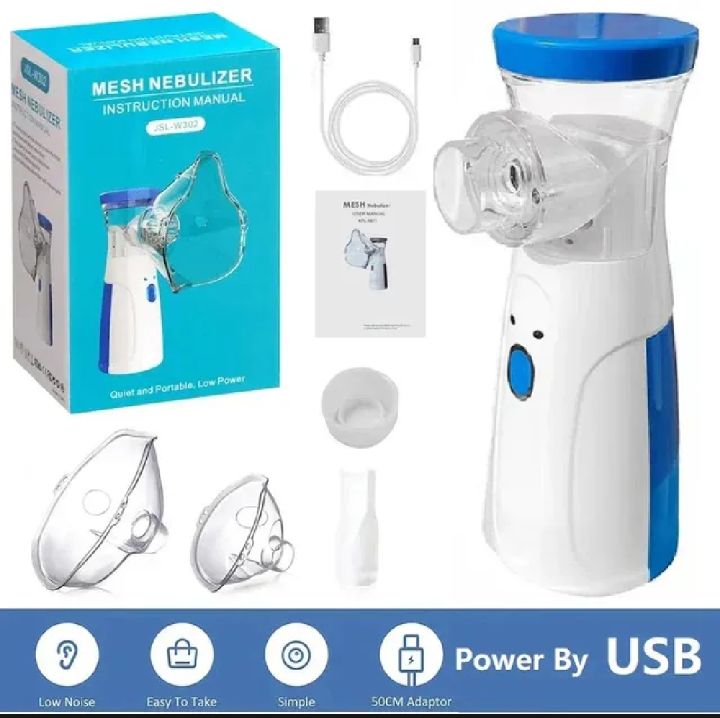 3 in 1 Portable Nebulizer Machine with Kids & Adult Mask | USB ...