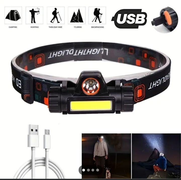 Multifunctional Rechargeable Waterproof Powerful LED Head Lamp, Head ...