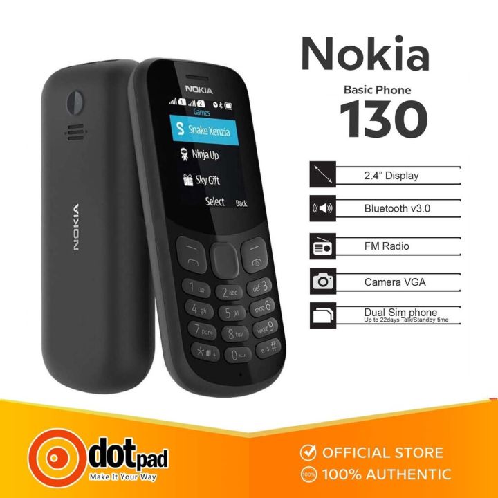 Nokia 130 Original Vietnam PTA approved 1year warranty box pack | Daraz.pk