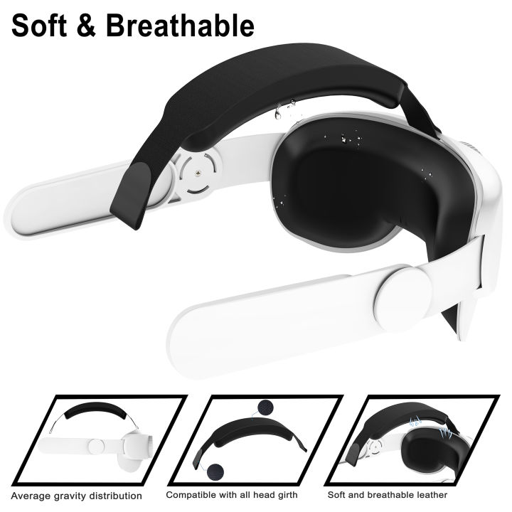 Head Strap Compatible with Oculus Quest 2,VR Accessories Adjustable ...
