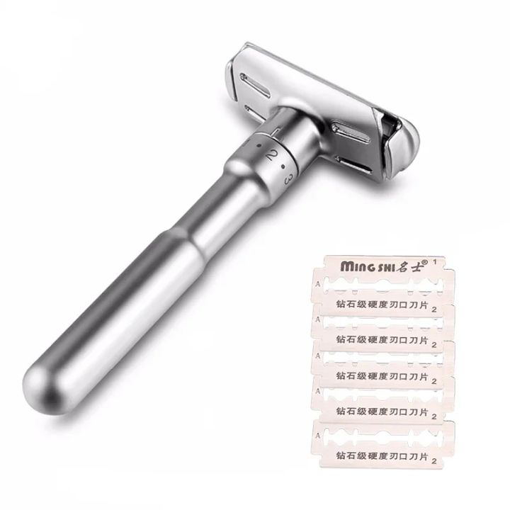 Adjustable Double Edge Classic Safety Razor For Man Shaving Razor With ...