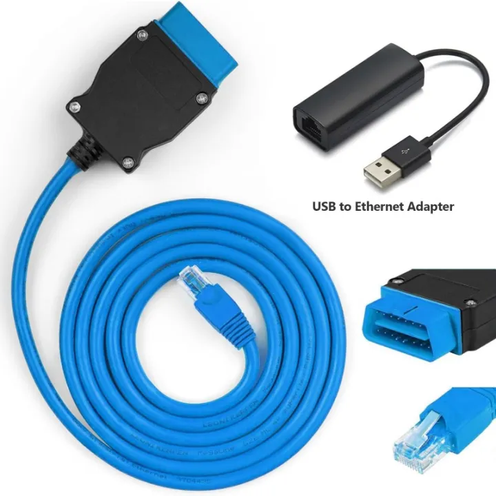 ENET ICOM Connector for BMW F-series, Rea ENET Encoded Cable Ethernet ...