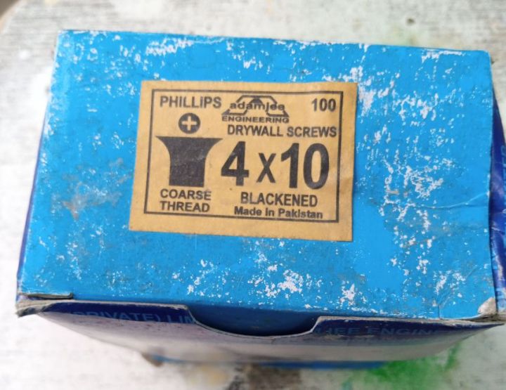 ADAMJEE BUGLE HEAD DRYWALL SCREWS BLACK SCREW FURNITURE SCREW WOOD ...