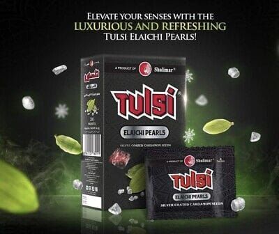 Tulsi Elachi { 150 pcs }{ Elachi Pearls }{ Silver Coated Cardomom Seeds ...
